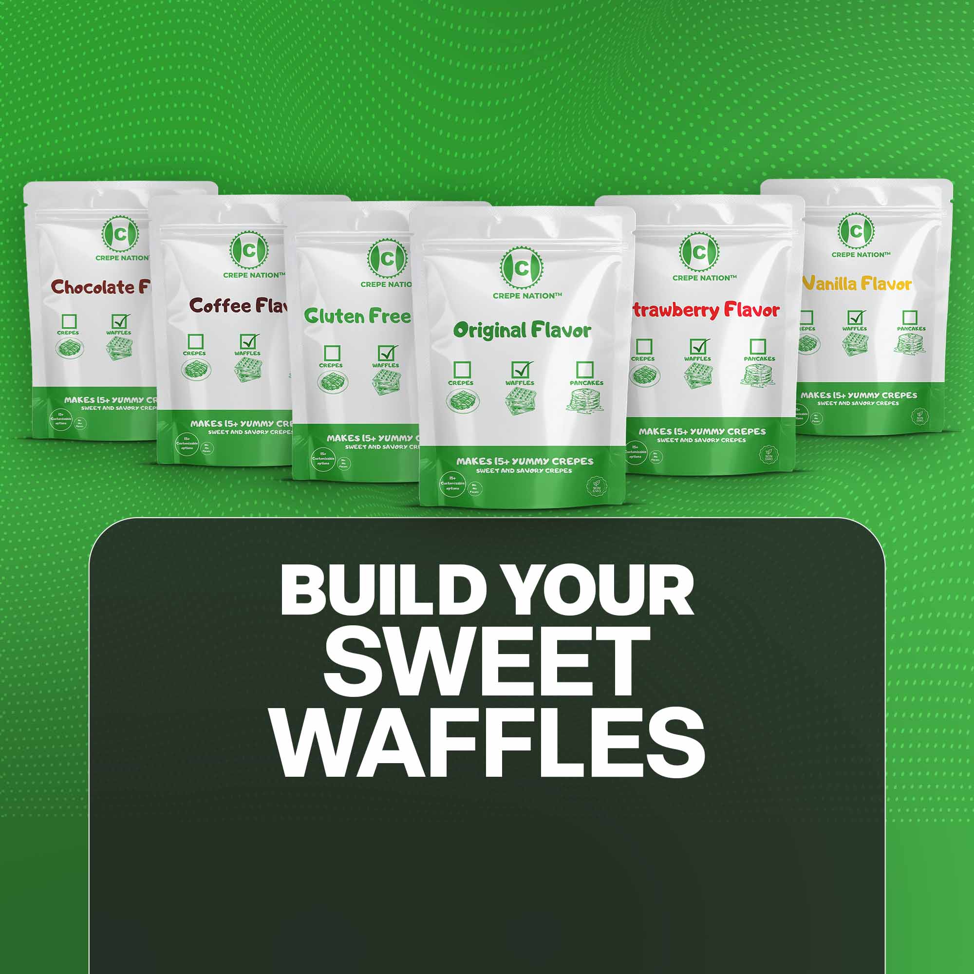 Build Your Own Delicious Sweet Waffle Case – shopcrepenation.com